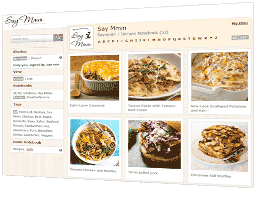 Evernote Recipe Template Dandk Organizer